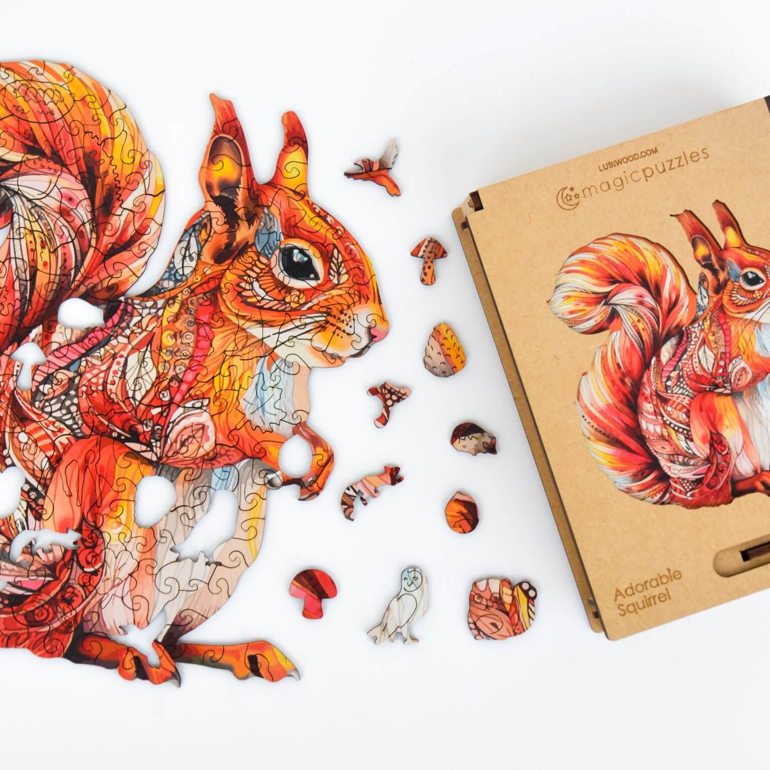 Adorable Squirrel Puzzle - Lubiwood